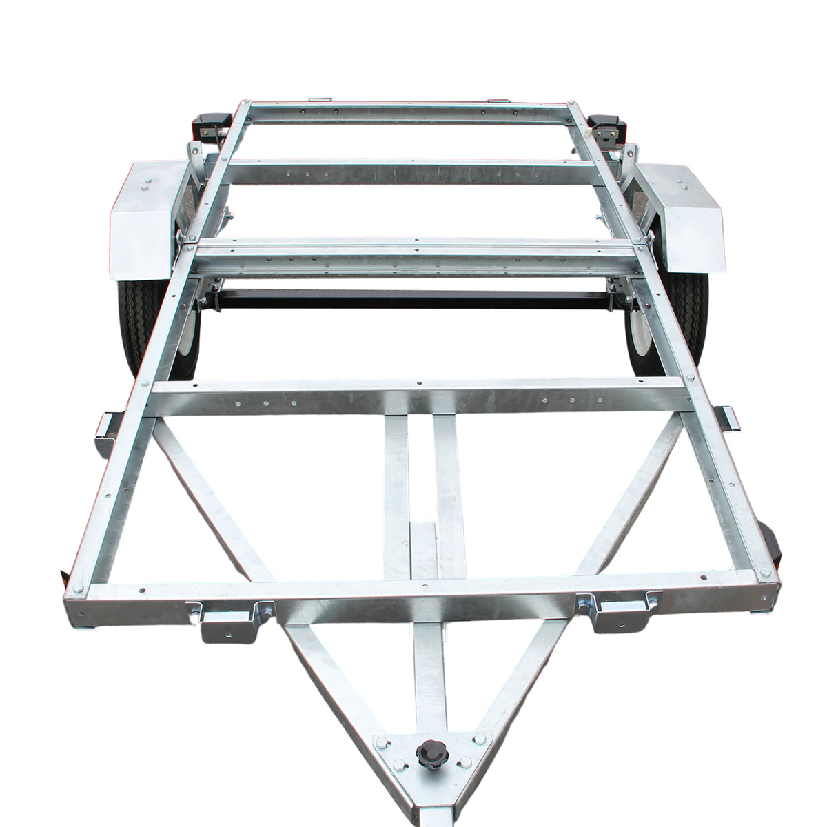 4x8 Folding Galvanized Utility Trailer - Boxed Kit – Left Coast Outfitters
